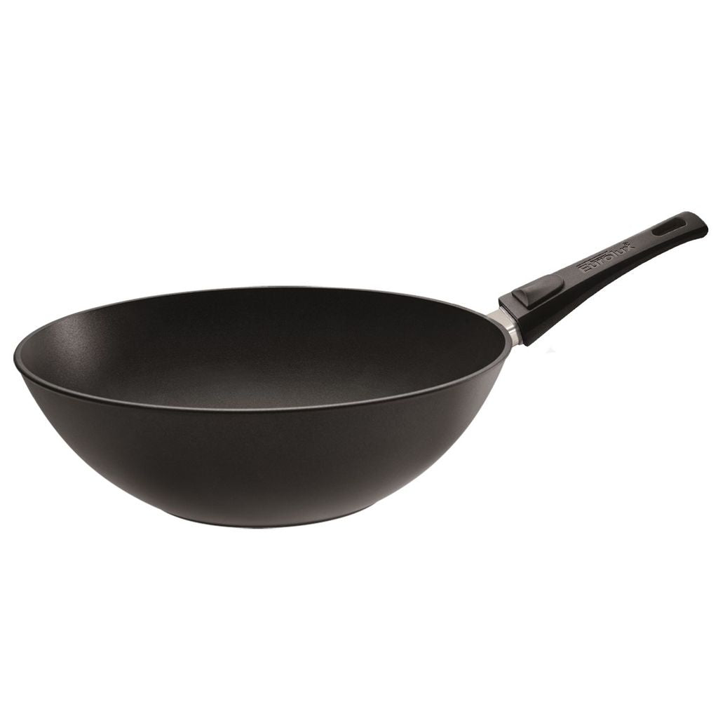 Premium Wok – Der Leichte, 30 cm – Aluminiumguss, Antihaft, Induktion ...